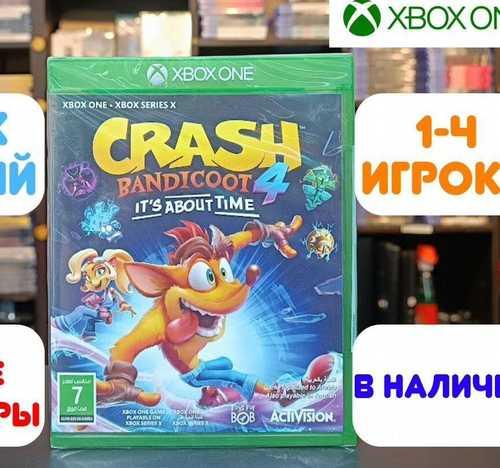 Crash Bandicoot 4 It's About Time для Xbox One