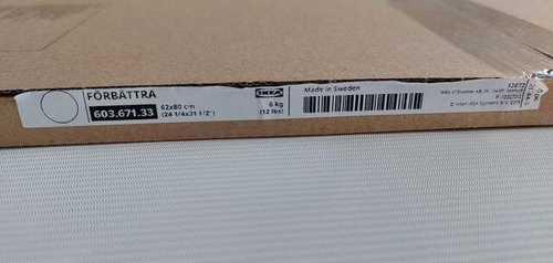 Накладная панель IKEA Forbattra, белая, 62x80
