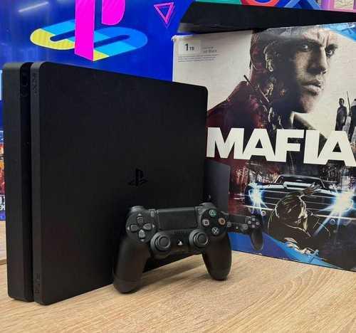 Sony Playstation 4 slim 1 Tb 6 месяцев гарантия