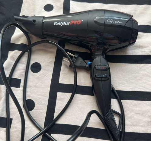 Фен babyliss pro caruso ionic