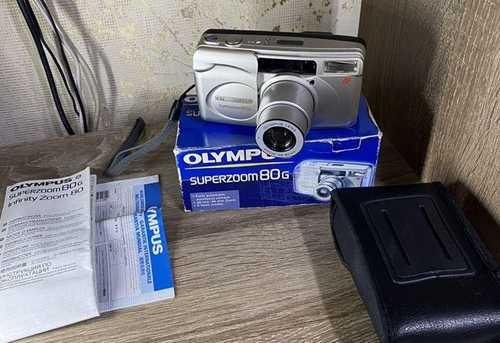 Пленочный фотоаппарат olympus superzoom 80g