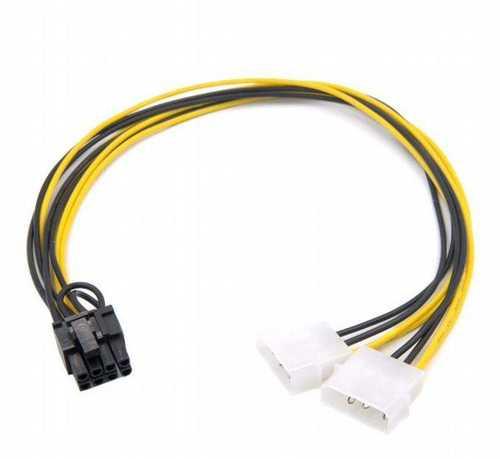 Переходник питания 2 Molex на 8pin 0,4 м