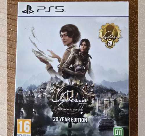 Диск syberia THE world before 20 year edition PS5