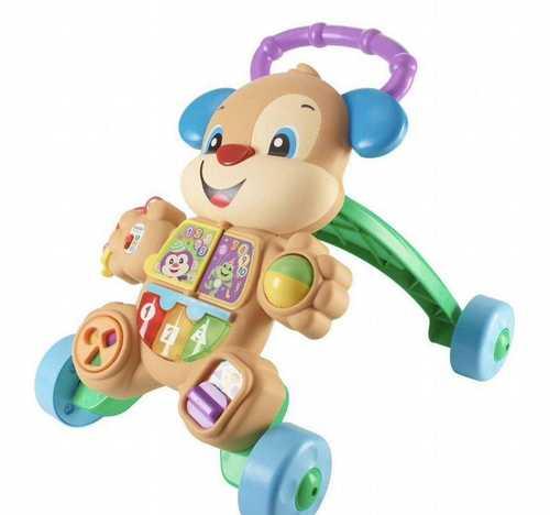 Ходунки каталка fisher price ученый щенок