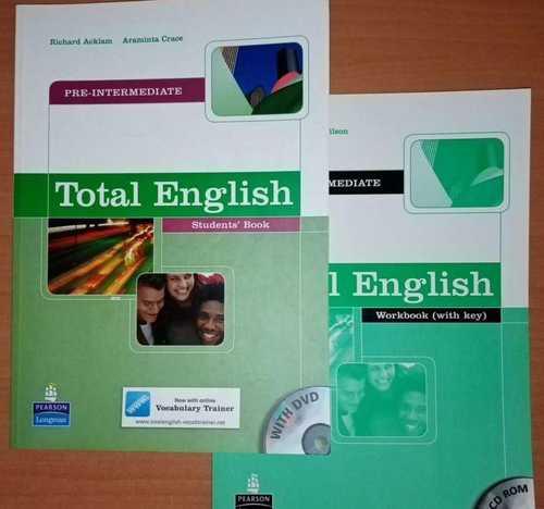 Комплект учебников Total English Pre-Intermediate