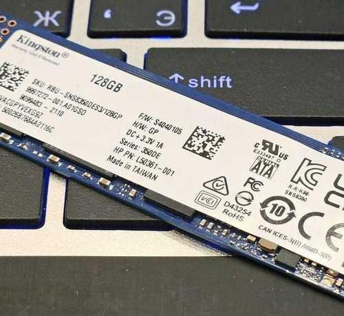 SSD диск Kingston 128 гб M.2 2280 SATA 6 гб