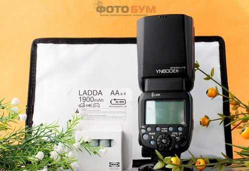 Yongnuo 600 EX-RT + аккумуляторы + рассеиватель