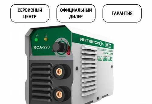 Сварочный аппарат инверторный Интерскол иса-220