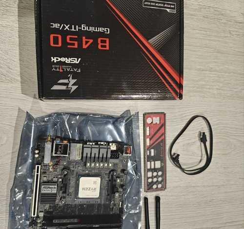 Платформа AM4 ryzen 5 5600x/b450 mini-itx/16gb