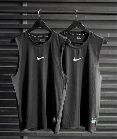 Майка Nike dri fit черная (XL)