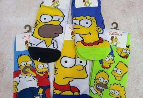 Носки Симпсоны The Simpsons женские мужские
