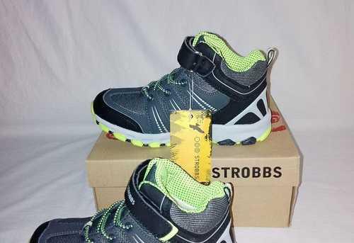 Новые зимние ботинки "Strobbs", натуральная шерсть