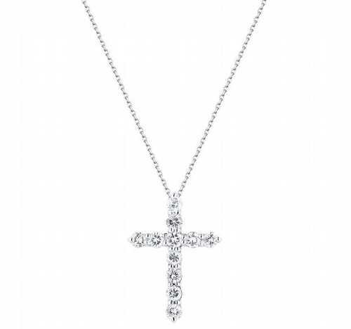Крест 0,95 ct Round Cut Diamonds Cross