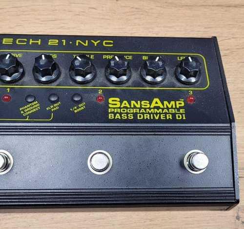 Tech 21 Sansamp DI BAss Driver Programmable Басовы