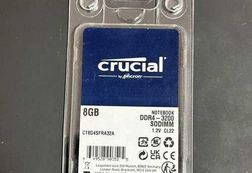 Оперативная память Crucial 8 гб DDR4 CT8G4sfra32A