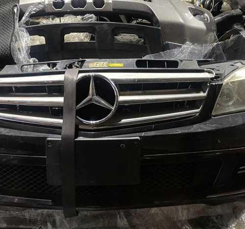 Ноускат бампер фара Mercedes C-class 204