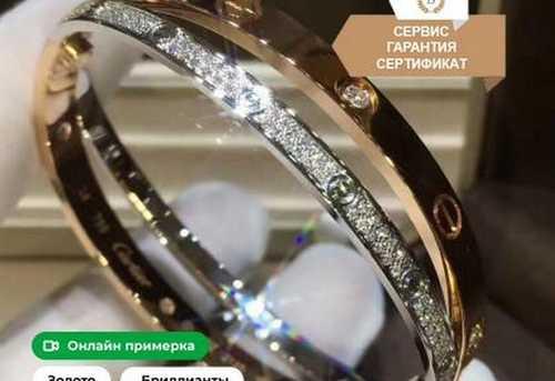 Браслет Cartier Cross Love 1,56ct