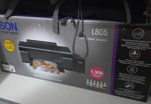 Цветной струйный фотопринтер Epson l805