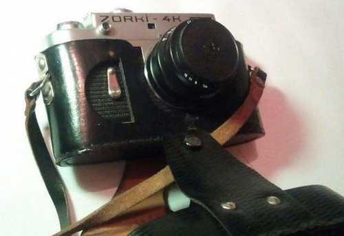 Раритетный пленочный фотоаппарат Zorki 4K