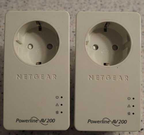 Сетевой PLC-адаптер netgear PowerLine AV 200 Nano