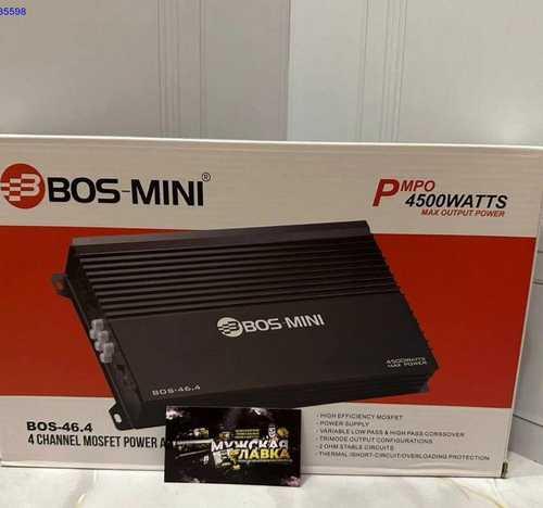 Новый усилитель BOS mini BOS-46.4 4500W