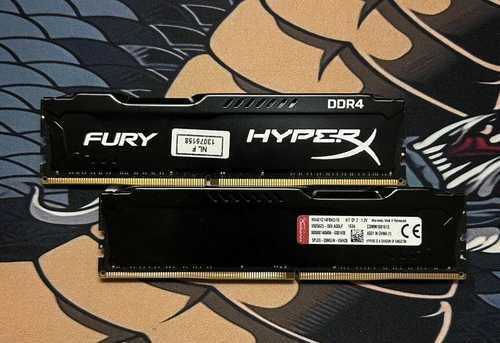Оперативная память DDR4 HyperX 2X8GB 2133MHz