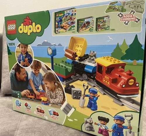 Lego duplo Поезд на паровой тяге, 59 дет