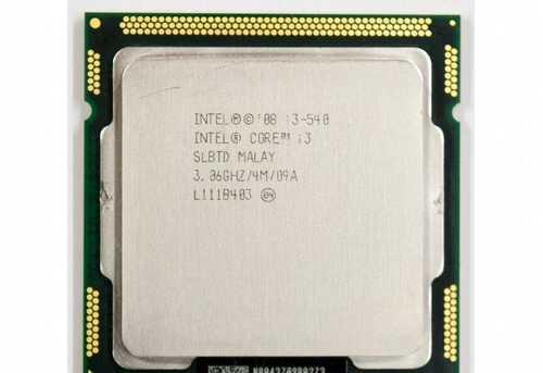 Процессоры сокет 1156 Intel Core I3 540