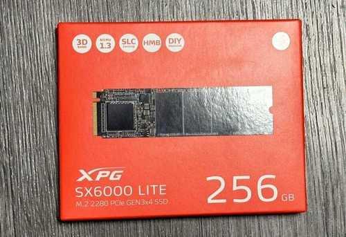SSD adata XPG SX6000 Lite M.2 2280 256 гб