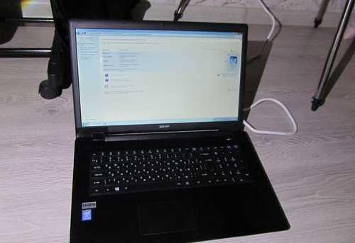 Ноутбук Dexp с экраном 17.3 4 ядра 500 Гб
