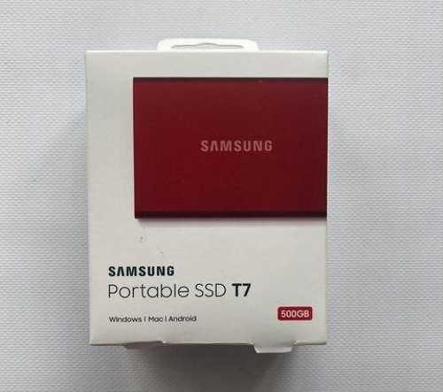Внешний Samsung SSD 500 GB Portable T7 MU-PC500R