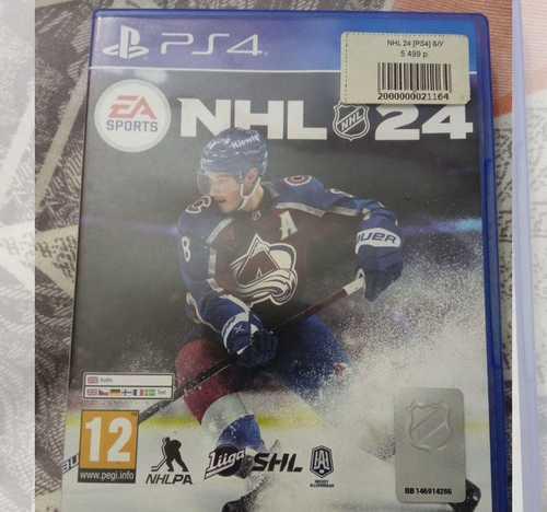 Диски на ps4 nhl 24