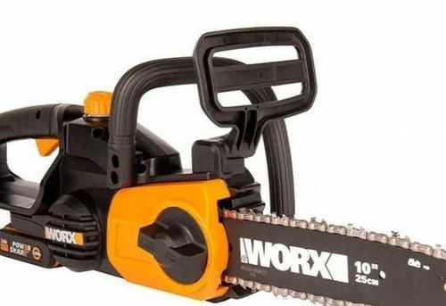 Worx WG322E пила цепная 1 x 2 Ач, зу