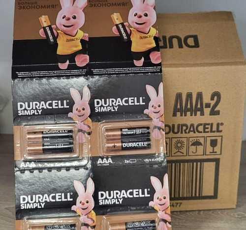 Батарейки duracell с гравировкой до 2034г