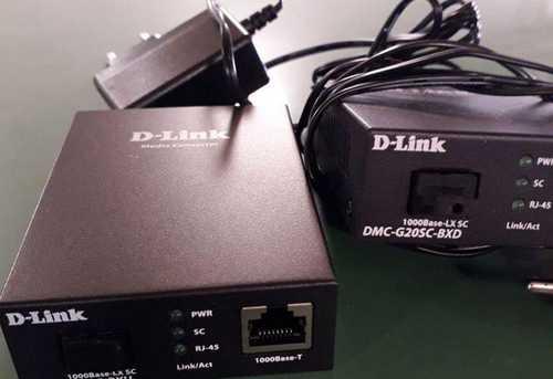 Медиаконвертер D-Link DMC-F20SC-BXU/BXD
