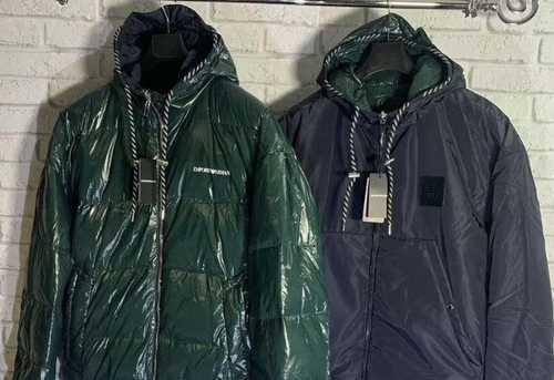 Мужской пуховик Emporio Armani пух двусторонний