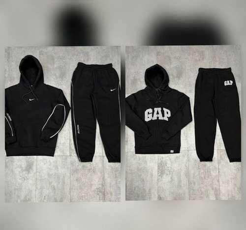 Спортивный костюм утепленный nike, gap