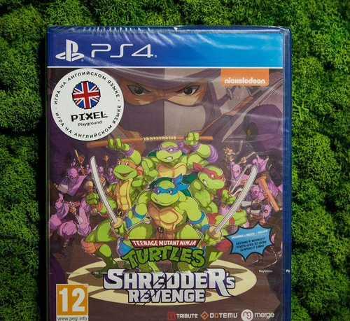 Диск tmnt Shredder's Revenge PS4