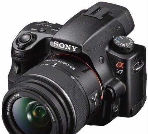 Зеркальный фотоаппарат sony alpha 37