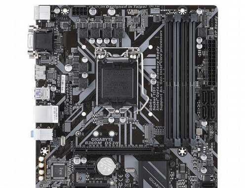 Gigabyte b360m ds3h без бэкплейта