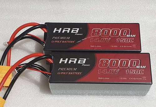 LiPo аккумуляторы Hrb 4S 8000mAh 150C