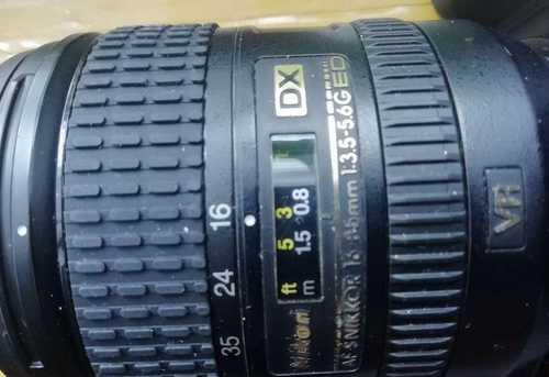 Объектив Nikon 16-85 VR DX 3,5-5,6 G