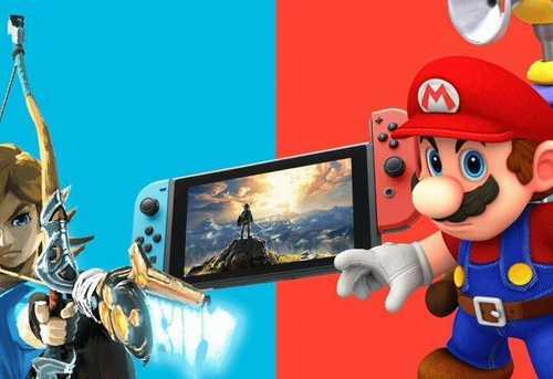 Nintendo switch oled a.r.e.n.d.a. и игры