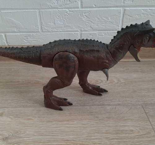 Jurassic world карнотавр mattel