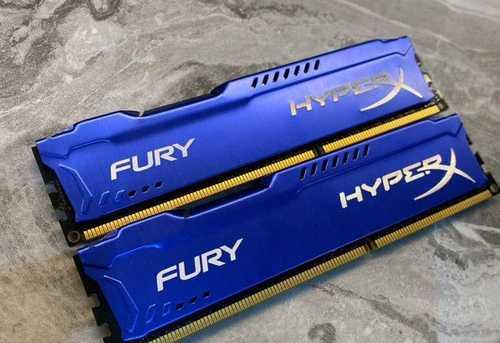 HyperX fury Memory Blue 4 + 4 gb