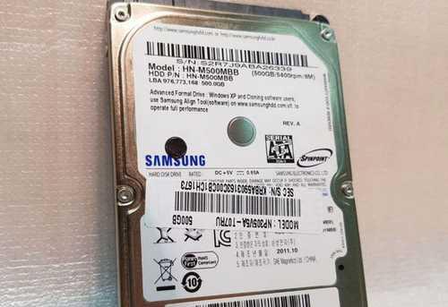 Жесткий диск Samsung HDD 2.5 для ноутбука