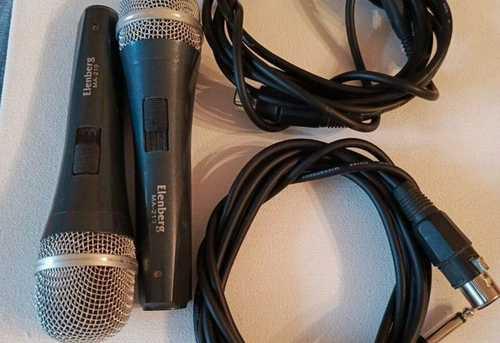 2 Микрофона для караоке elenberg ma210