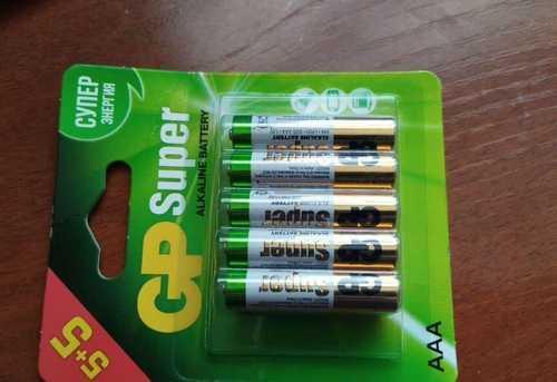 Батарейки GP alkaline 10шт AAA упаковка