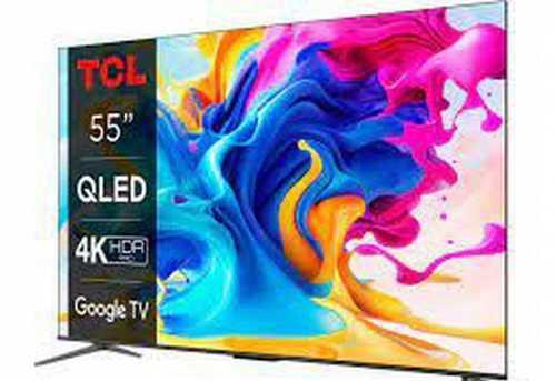 Qled Телевизор TCL 55C647 Ultra HD, новый, Google