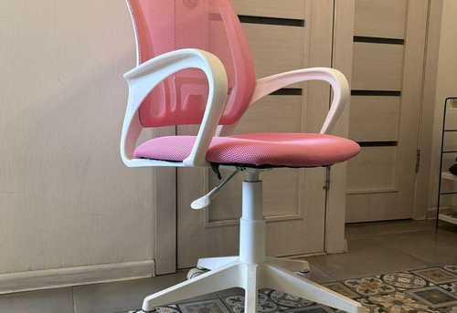 Компьютерное кресло/стул бюрократ розовое